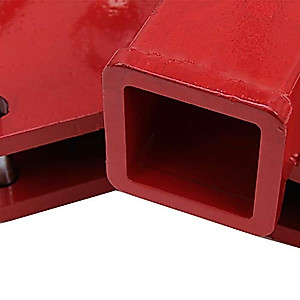 NIXFACE Forklift Trailer Hitch Attachment —2" Trailer Hitch Receiver for Dual Pallet Forks…