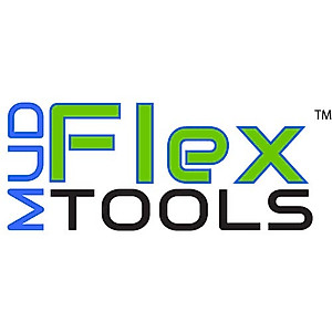 MUDFLEXTOOLS 10.5” Ez Clean Flexible Drywall Mud Pan-Soft Silicone-Ez Squeeze Grip-Stretches-Non-Stick-Rust Proof-Durable