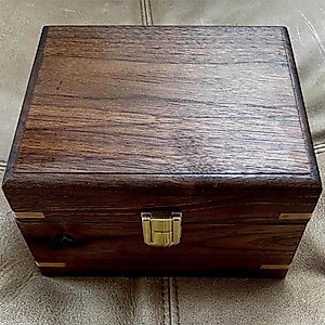 dophee Toggle Catch Lock 0.98"x0.79" Gold Retro Style Iron Hasp Wood Chest Lock Latch Clasp with Screws for Jewellery Box Suitcase Chest Decoration (5-Pack)