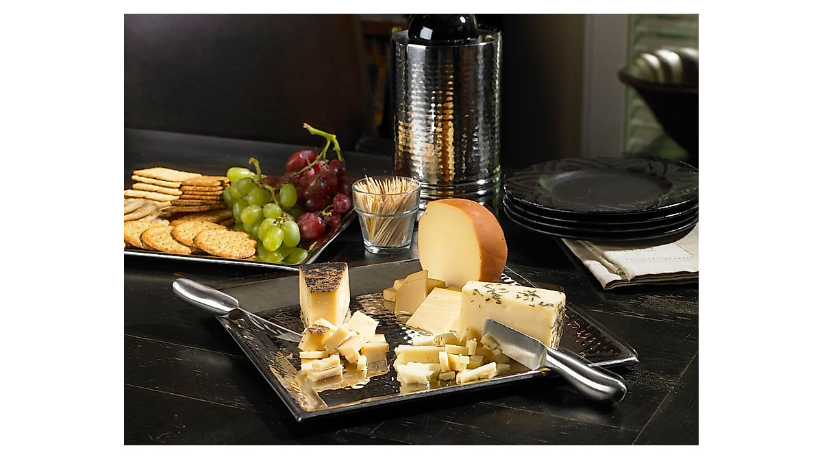 Artisan Stainless Steel 16-Inch Serving Tray for Hot & Cold Foods