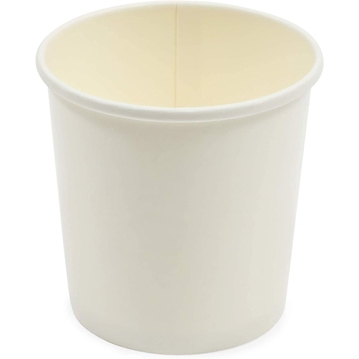 Juvale 36 Pack 16 oz Disposable Soup Containers with Lids, Take Out Cups for Hot or Cold Food to Go, Ice Cream Storage, White