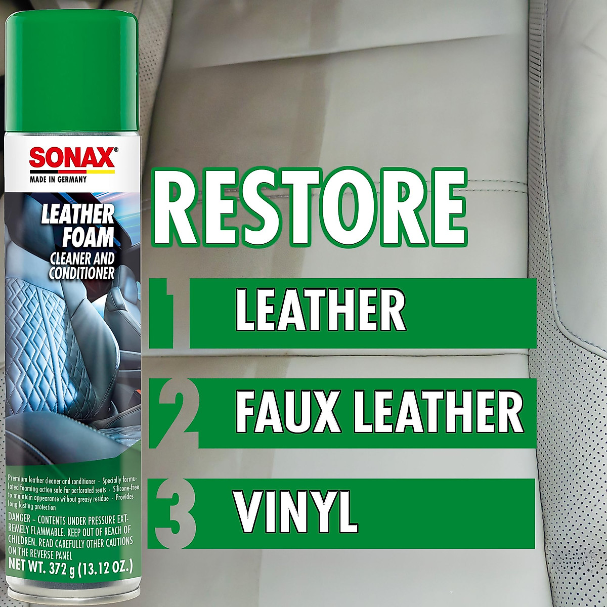 Sonax (289300-755) Leather Foam - 13.02 oz.