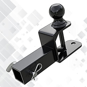 VNN ATV/UTV Trailer Hitch, Fits 2-inch Receiver, 2-inch Ball, 2-inch Rise, 3-in-1 ATV/UTV Multi-Hitch with Pin, ATV/UTV Receiver Hitch Towing Ball Mounts