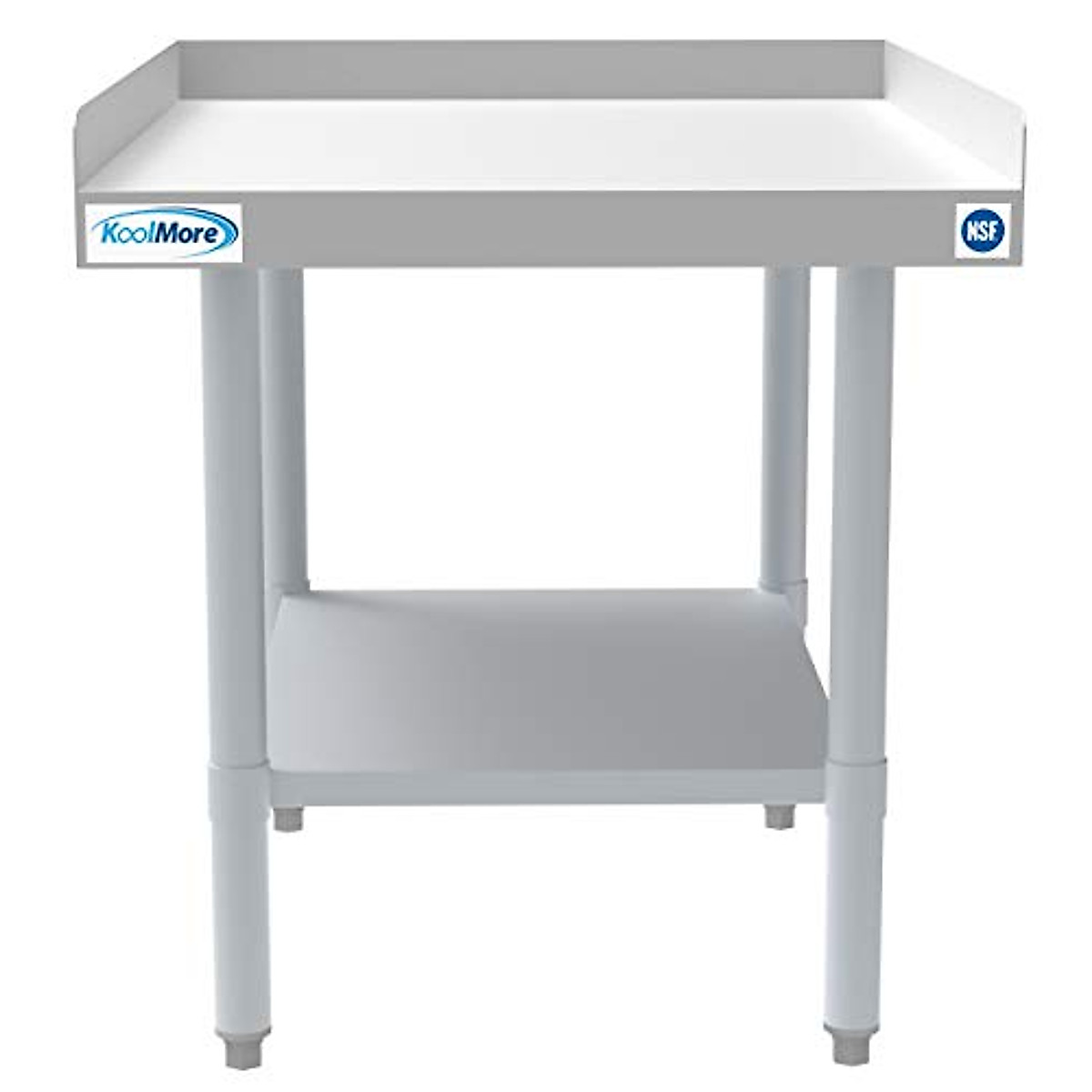 KoolMore 16 Gauge Stainless Steel Commercial Equipment Stand - 30 x 24 Heavy Duty Griddle Stand with Undershelf (EQT-163024)