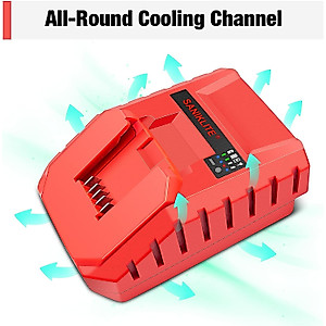 Battery Charger For Hilti, Portable C 4/12-50 12V Lithium Power Tools Battery Charger, 57W Fast Charging With Dual LED Systems & USB Port Cordless Battery Pack Charger For Hilti 12 Volt Li-ion Battery