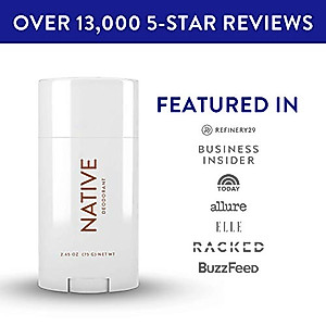Native Deodorant - Natural Deodorant For Women and Men - 3 Pack - Aluminum Free, Free of Parabens and Sulfates - Vegan, Contains Probiotics - Aloe & Eucalyptus, Vanilla & Rose, Yuzu & Orange