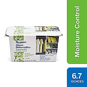 airBOSS Closet Dehumidifier, For Storage Closets and Small Spaces, Fights Mildew and Odors