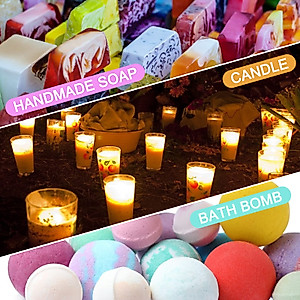 Mica Powder 24 Color 10g Each Pack, Pigment Powder Set for Painting, Nail Polish, Fine Arts, Lip Gloss, Makeup, Bath Bomb, Handmade Soap Making and Epoxy Resin