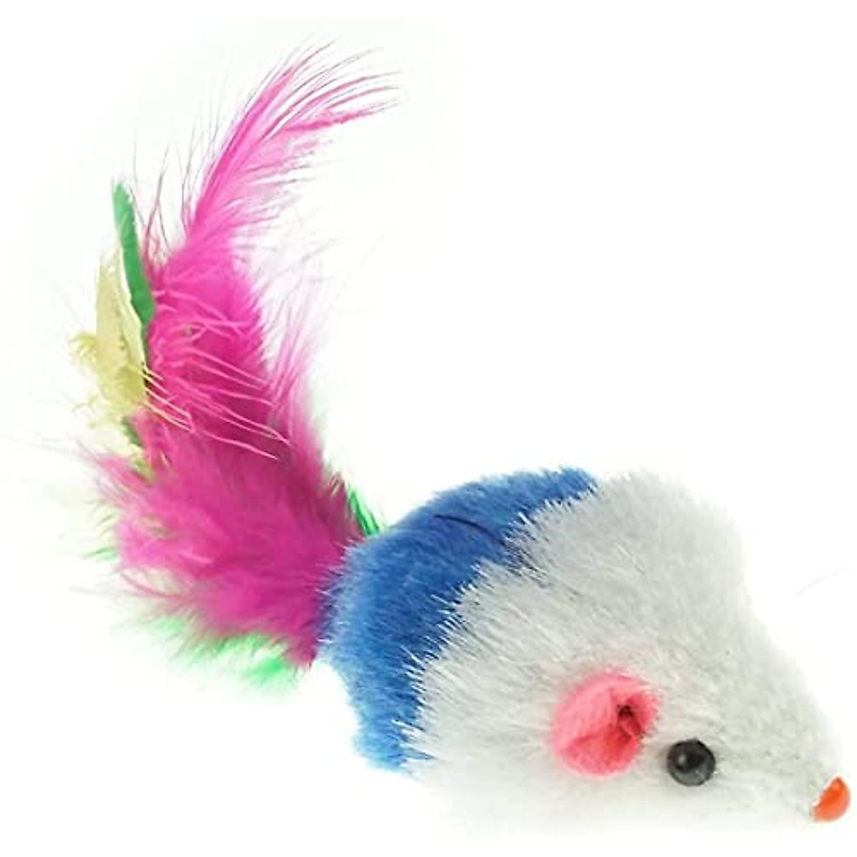 Aftermarket Furry Pet Cat Toys Mice, Cat Toy Mouse, Pet Toys for Cats, Cat Catcher for Feather Tails, 10 Counting