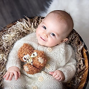 2 Rolls Mohair Skeins Crocheting Yarns Knitting Yarn 42g Skeins Soft Fluffy Mohair Yarn Knitted Skeins for Clothes Sweater Scarf Doll Crafting Woven Skeins Warm Shawls Home DIY (Orange)