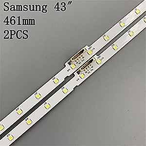 SENHE 2 PCS 28 LED Strip Light Strip Fit for Samsung 43 "TV UE43NU7100U AOT_43_NU7100F_2X28_3030C BN44-00947A UE43NU7120U