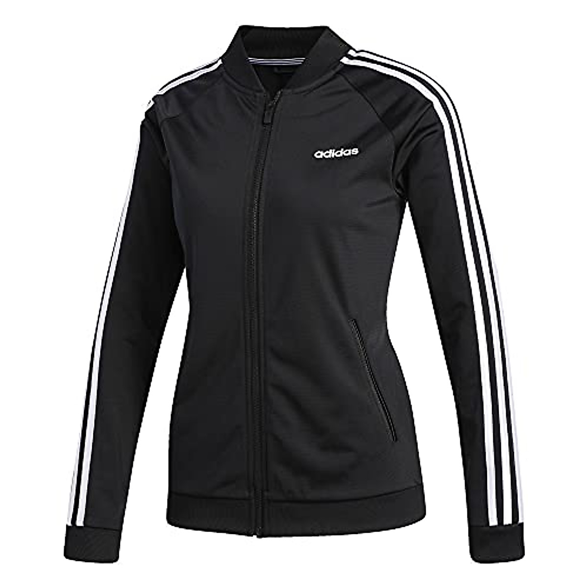 adidas Dazzle Tricot Track Jacket (Small, Black/White)
