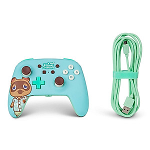 PowerA Enhanced Wired Controller for Nintendo Switch - Animal Crossing: Tom Nook