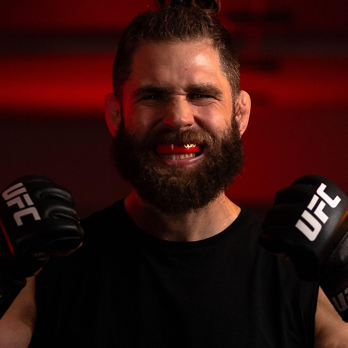 OPRO Gold Level Mouth Guard with Enhanced Breathability and Superior Comfort for Football, Rugby, Hockey, MMA, and Boxing - Dual Layer Protection Mouthpiece with Case, (Kid, Red/Pearl)