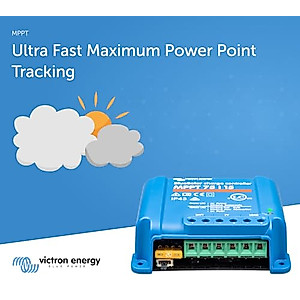 Victron Energy BlueSolar MPPT 75V 15 amp 12/24-Volt Solar Charge Controller