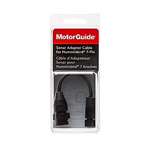 Motorguide Tour Series Sonar Ready Humminbird 7-Pin Sonar Adapter, Black