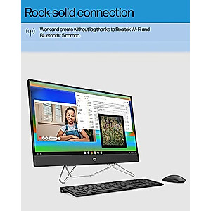 HP All-in-One Business Desktop, 27" FHD Micro-Edge Display, 12th Gen Intel Core i7-1255U, 64GB RAM, 2TB SSD, HDMI, RJ-45, Webcam, Wireless KB&Mouse, Wi-Fi 6, Windows 11 Pro
