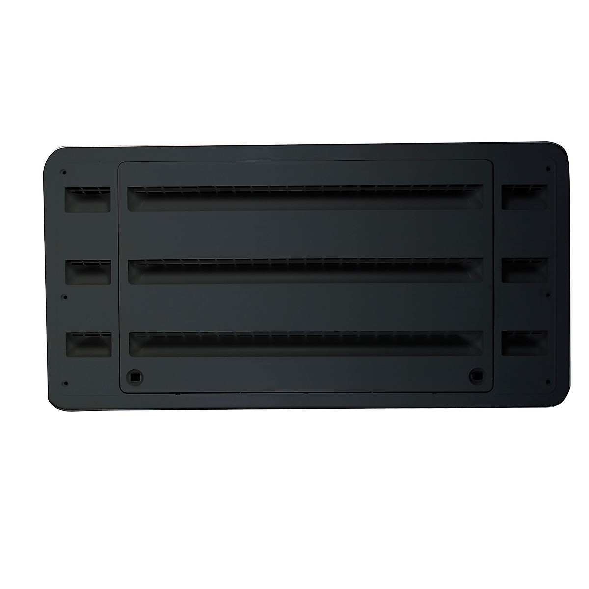 Dometic 3109349.065 Refrigerator Upper/Lower Plastic Side-by-Side Vent - Black