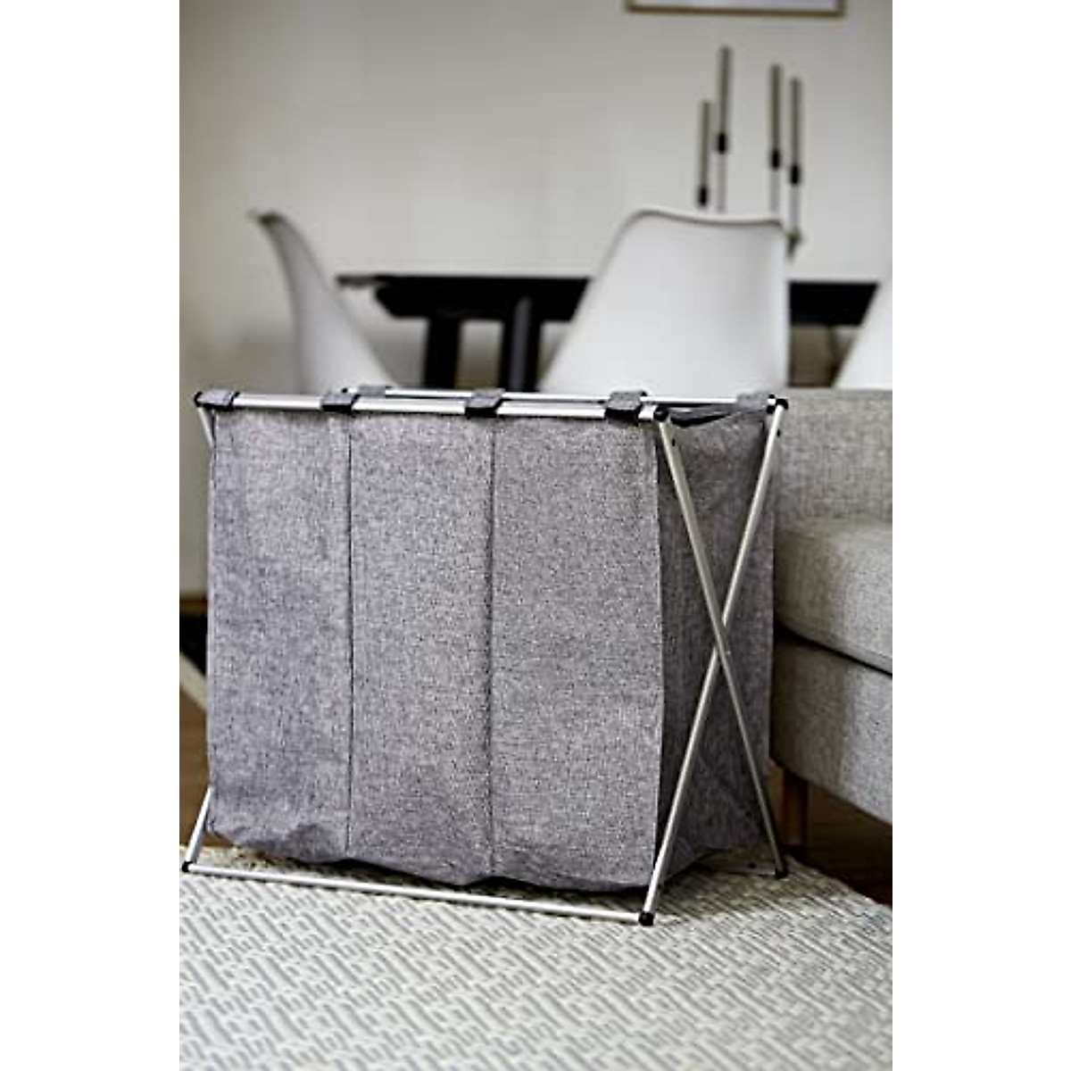 Wenko Trio Laudry bag, Gray