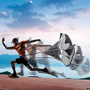 CANPPNY Speed Agility Training Kit—Includes Agility Ladder with Carrying Bag, 5 Disc Cones, Resistance Parachute.Use Equipment to Improve Footwork Any Sport.