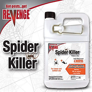 Bonide Revenge Spider Killer, 128 oz Ready-to-Use Spray, Long Lasting Odorless for Formula for Indoors and Outdoors