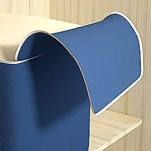 Large Capacity Clothes Quilts Storage Bag, Good Look & Durable Wardrobe Sorting Storage Box Portable Storage Bag Zipper Cup Storage Bag (100L One Piece)