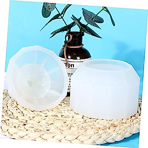 CORHAD 2 Pcs Box Storage Box Mold Jewelry Container Handmade Craft epoxy Jewelry epoxy Silicone jar Cosmetic Tabletop epoxy Storage Container Mold Crystal Silica Gel White Accessories