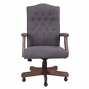 Boss Office Products Executive Commercial Swivel Chair, Slate Grey