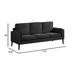 LifeStyle Solutions Sofa, Black