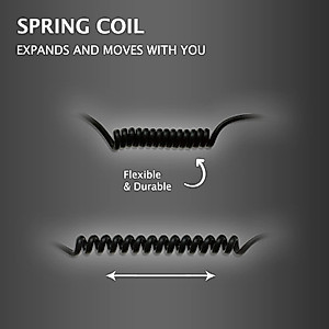 [2-Pack] ProMaxPower C-Shape Swivel Ear Hanger Earpiece for Motorola Two-Way Radios XPR6550 XPR7550e XPR7580e XiR-P8200 DP3401 MTP850