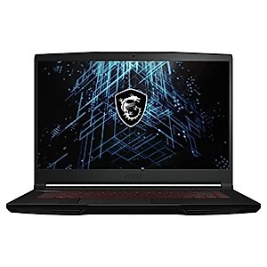 MSI GF63 Thin 3050 Gaming Laptop, 15.6" FHD 144Hz IPS Display, 11th Gen Core i5-11400H, GeForce RTX 3050 4GB, 16GB DDR4 RAM, 1TB PCIe SSD, USB-C, RJ45, WiFi 6, Backlit Keyboard, Win 11