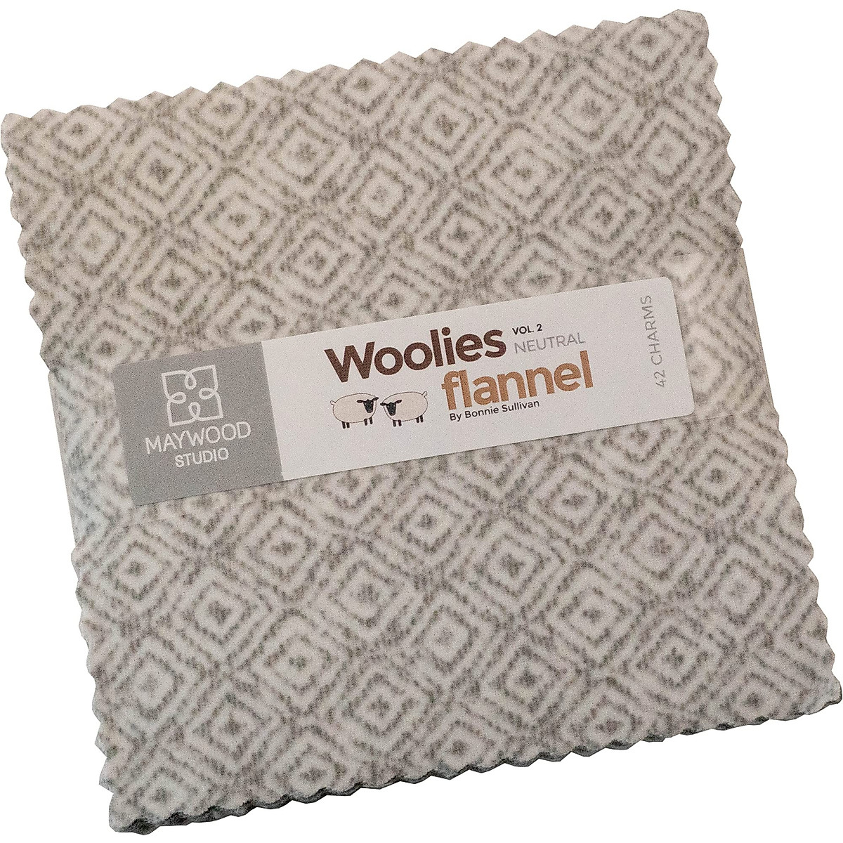 Bonnie Sullivan Woolies Flannel Neutrals Vol. 2 Charm Pack 42 5-inch Squares Maywood Studio