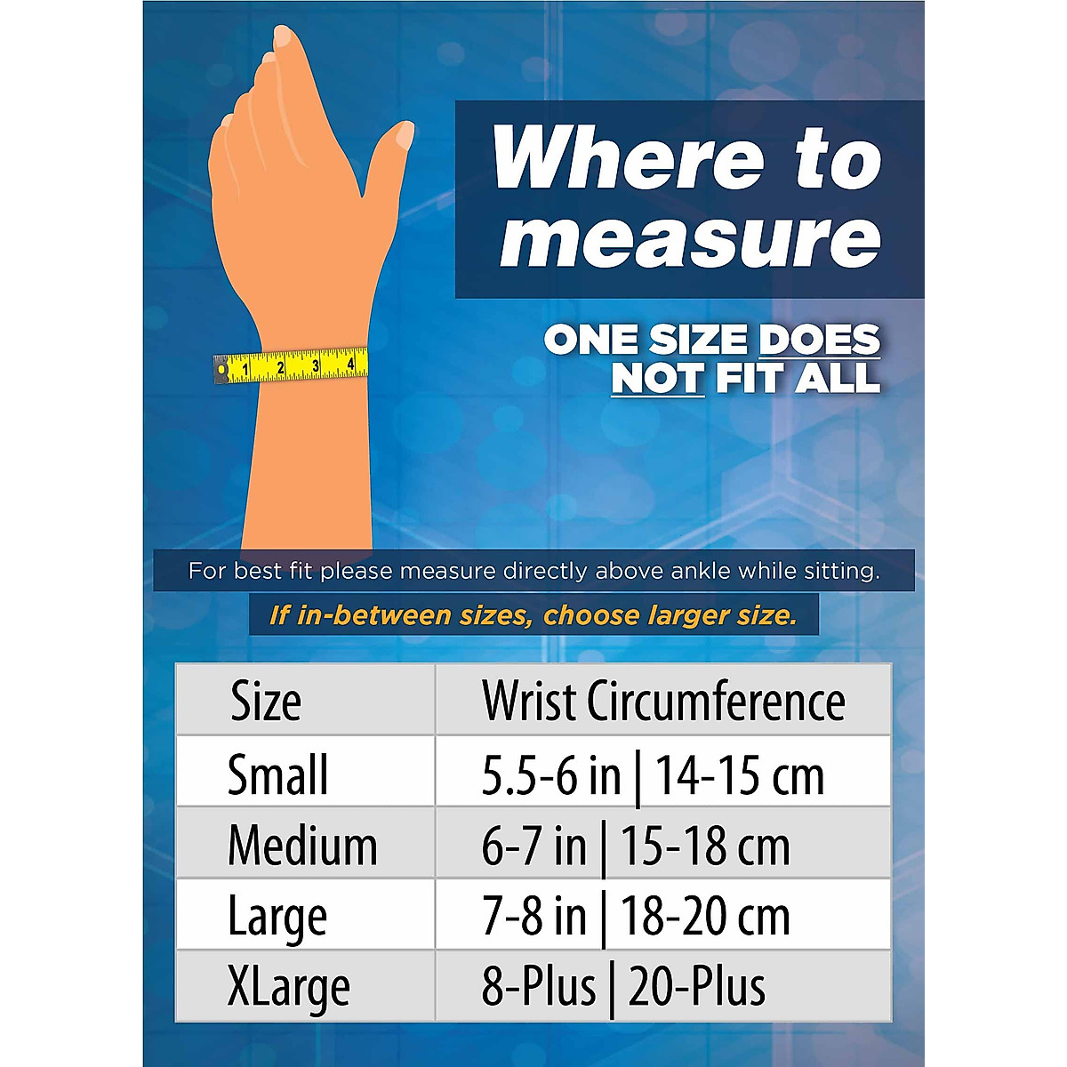 OrthoSleeve Newly Redesigned Patented WS6 Compression Orthopedic Brace - Compression Wrist Sleeve for Boosting, Pain Relief, Arthritis, Carpal Tunnel