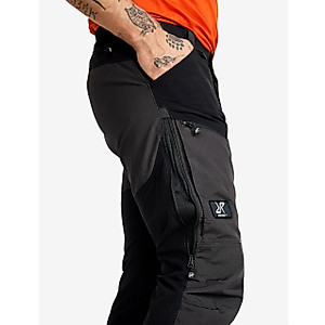 RevolutionRace Men's GP Pro Pants, Durable and Ventilated Pants for All Outdoor Acitivities, Jet Black - X-Large