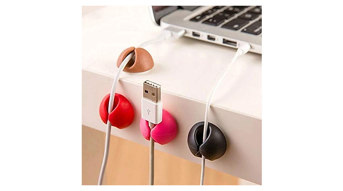 Wire & Cable Clamp Holder - Self-Adhesive, Durable Cable Organizer