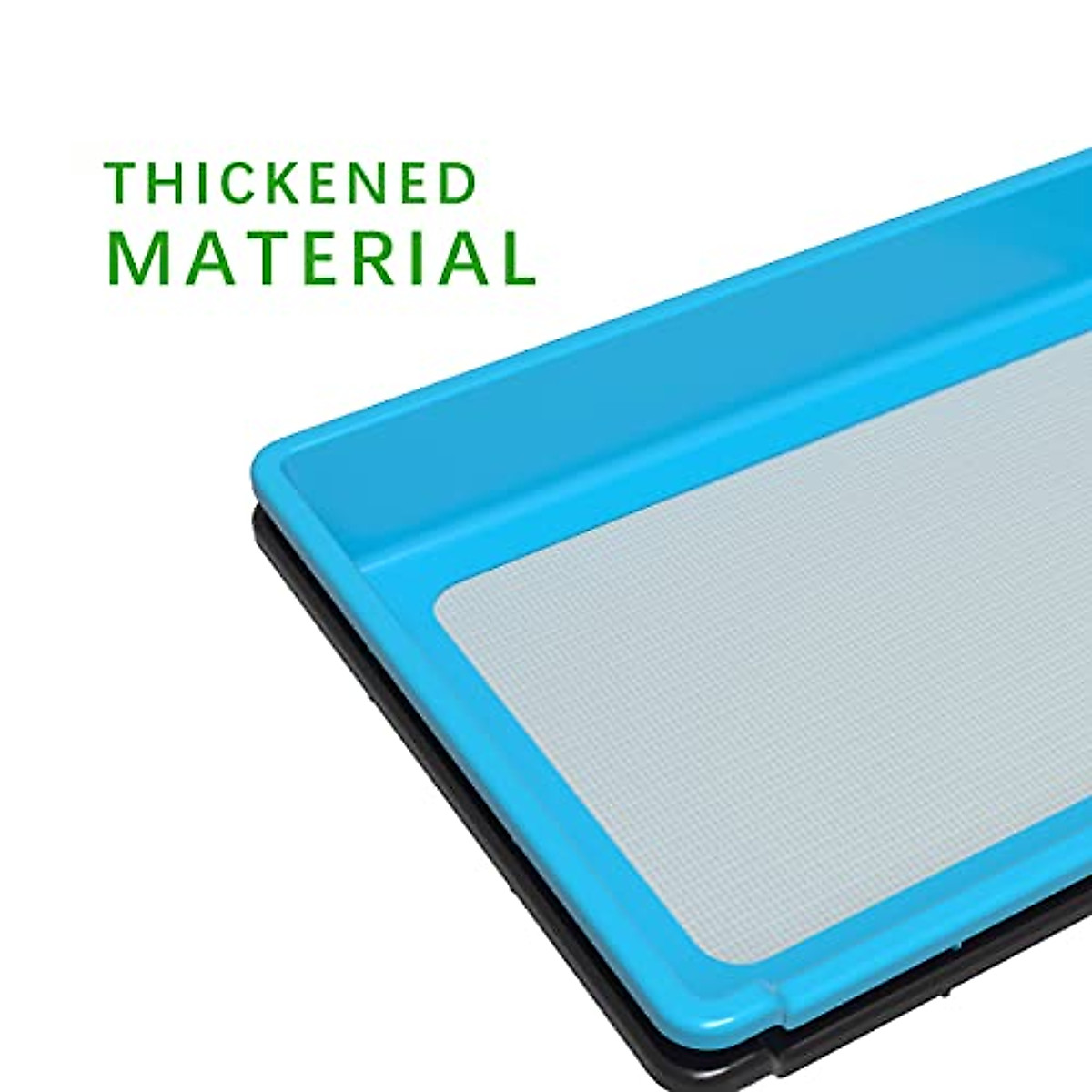 Naturehydro Tray - Heavy Pollen Bud Trimming Trays for Herbs Collecting, Sieve Sifter with 150 Mesh Screen Dry Sift Set (Blue)