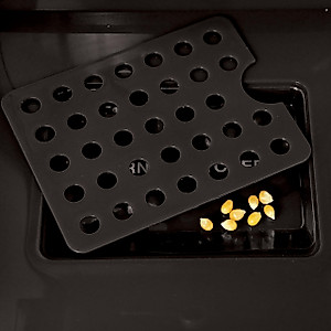 West Bend Stir Crazy Movie Theater Popcorn Popper, Gourmet Popcorn Maker Machine with Nonstick Popcorn Kettle, Measuring Tool and Popcorn Scoop for Popcorn Machine, 4 Qt., Black