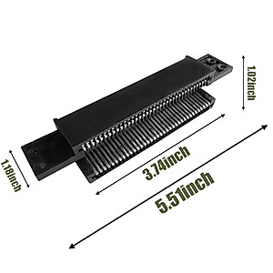 Replacement 72 Pin Slot for NES, 72 Pin Connector for NES, 72 Pin Cartridge Slot Connector with 3.8mm 4.5mm Screwdriver Bit Open Tool for NES 8 Bit System