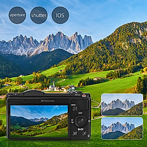 GEORDGY EF/EF-S Lens Mount Adapter Compatible with Canon EF/EF-S Lens for Sony E Mount Mirrorless Cameras Series A9 A7R5 A7R4 A7R3 A7R2 A7R4A A7M3 A7M2 A7R A7S A7 A7C Auto-Focus Lens Converters Ring