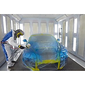 Q1 - 1-1/2 inch (36mm X 55m) Premium High Performance Automotive Yellow Masking Tape - High Temperature - Case of 24 Rolls