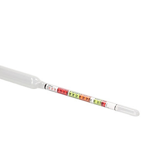 10pcs Triple Scale Hydrometer Alcohol Meter Brewing Tools for Restaurant Home Brewing