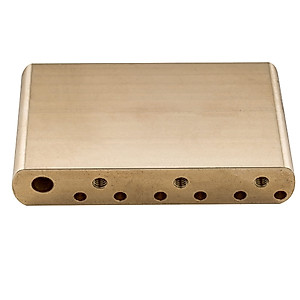 Musiclily Ultra 10.5mm Full Brass 42mm Standard MIM Style Tremolo Block for Mexico Fender Strat and China made Squier Classic Vibe/Speical Electric Guitar