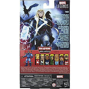 Marvel Legends Series Thor Herald of Galactus Comics Action Figure 6-inch Collectible Toy, 6 Accessories, 1 Build-A-Figure Part