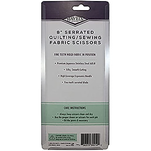 Havel's 30212 Serrated Fabric Scissors, 8-Inch , Pink