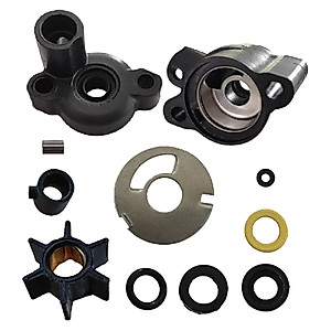 GHmarine 70941A3 Water Pump Impeller Kit for Mercury MerCruiser Force Outboards 2 Stroke 4-9.8 HP 46-70941A3 Sierra 18-3446