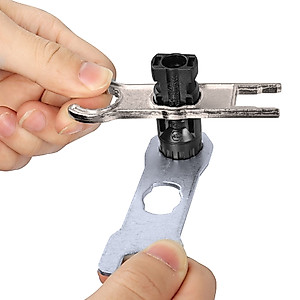 YAODHAOD Solar Panel Connector Tool Works,Disconnect Removal Solar PV Metal Spanner Wrench Crimping Tool for Solar PV System Extension Cable Kit