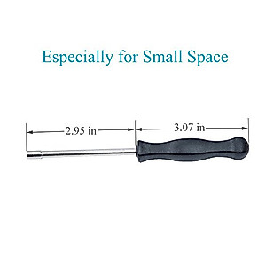 HOODELL Carburetor Adjustment Tool, Upgraded 21-Teeth Splined Screwdriver, 2 Cycle Engine Tune Up Carb for Poulan, Husqvarna Weed Eater and Chainsaw
