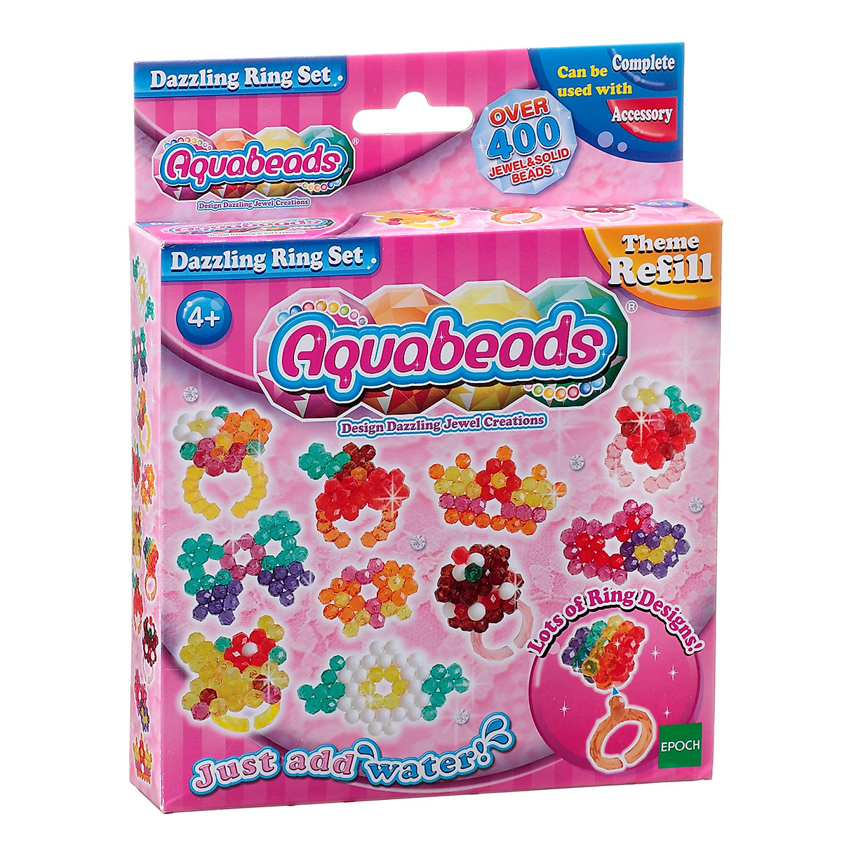 Aquabeads Theme Pack, Craft Sets, Aquabeads Dazzling Ring Set