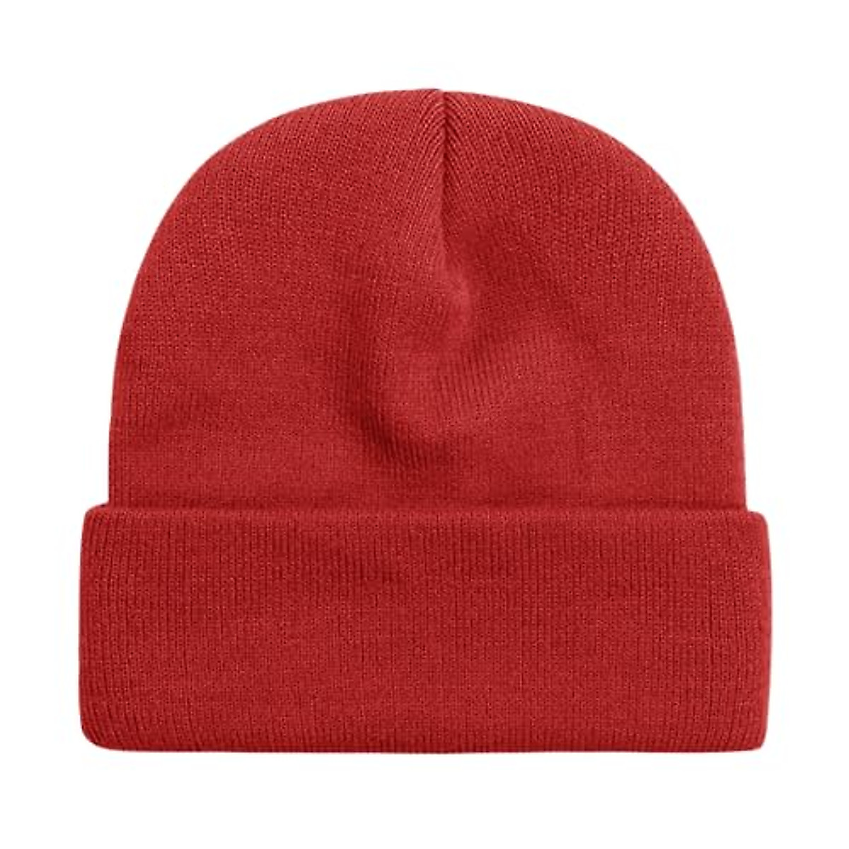 12 Pack Winter Beanie Hats for Men Women, Warm Cozy Knitted Cuffed Skull Cap, Wholesale