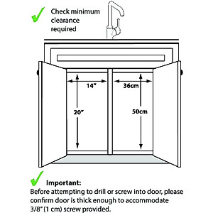 TrashRac 82215, 5 Gallon Trash Rack Frame System (13-1/4" W x 8"D x 18-1/2"H)